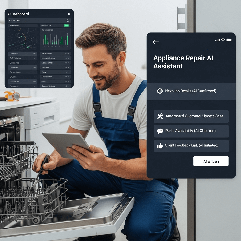 AI Appliance Repair Agent | 24/7 Booking & Emergency Dispatch | Never miss an appliance repair ...